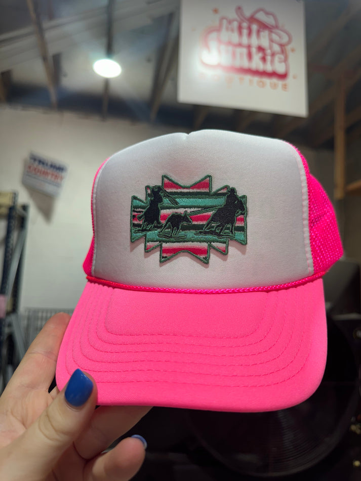 Aztec Roper Patch Trucker Hat – Wholesale - Wild Junkie